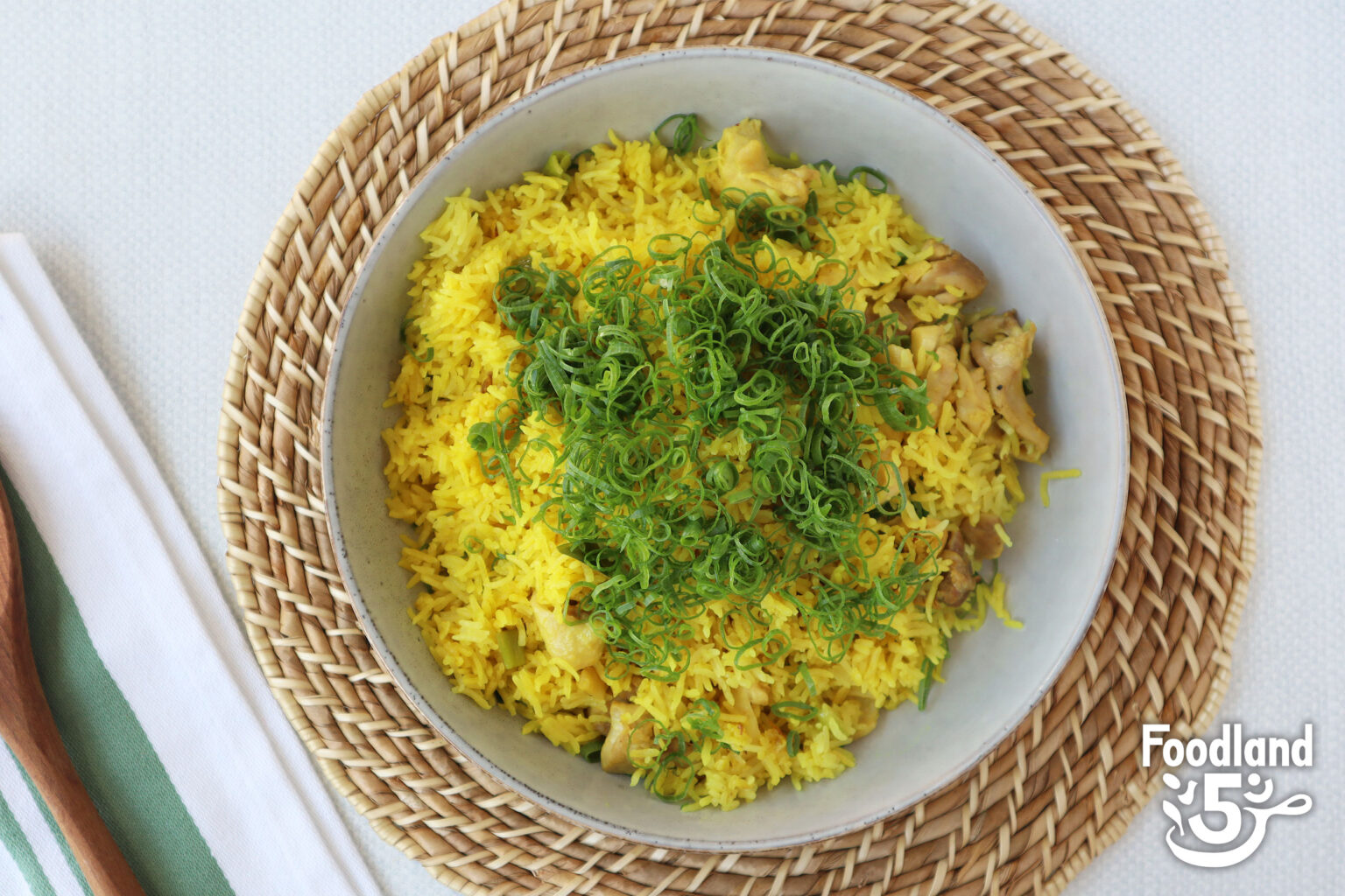 Chicken and Green Onion Turmeric Rice – Foodland Super Market