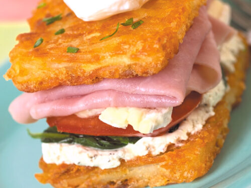 Ham & Hash Brown Breakfast Sandwich – Foodland Super Market