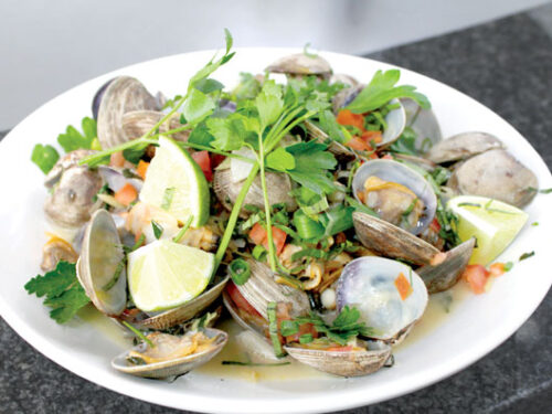 Steamed Clams with Lemongrass and Ginger – Foodland Super Market