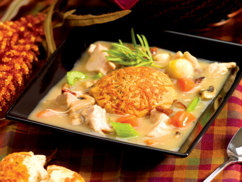 Turkey Pot Pie with Cheddar Biscuit Crust – Foodland Super Market